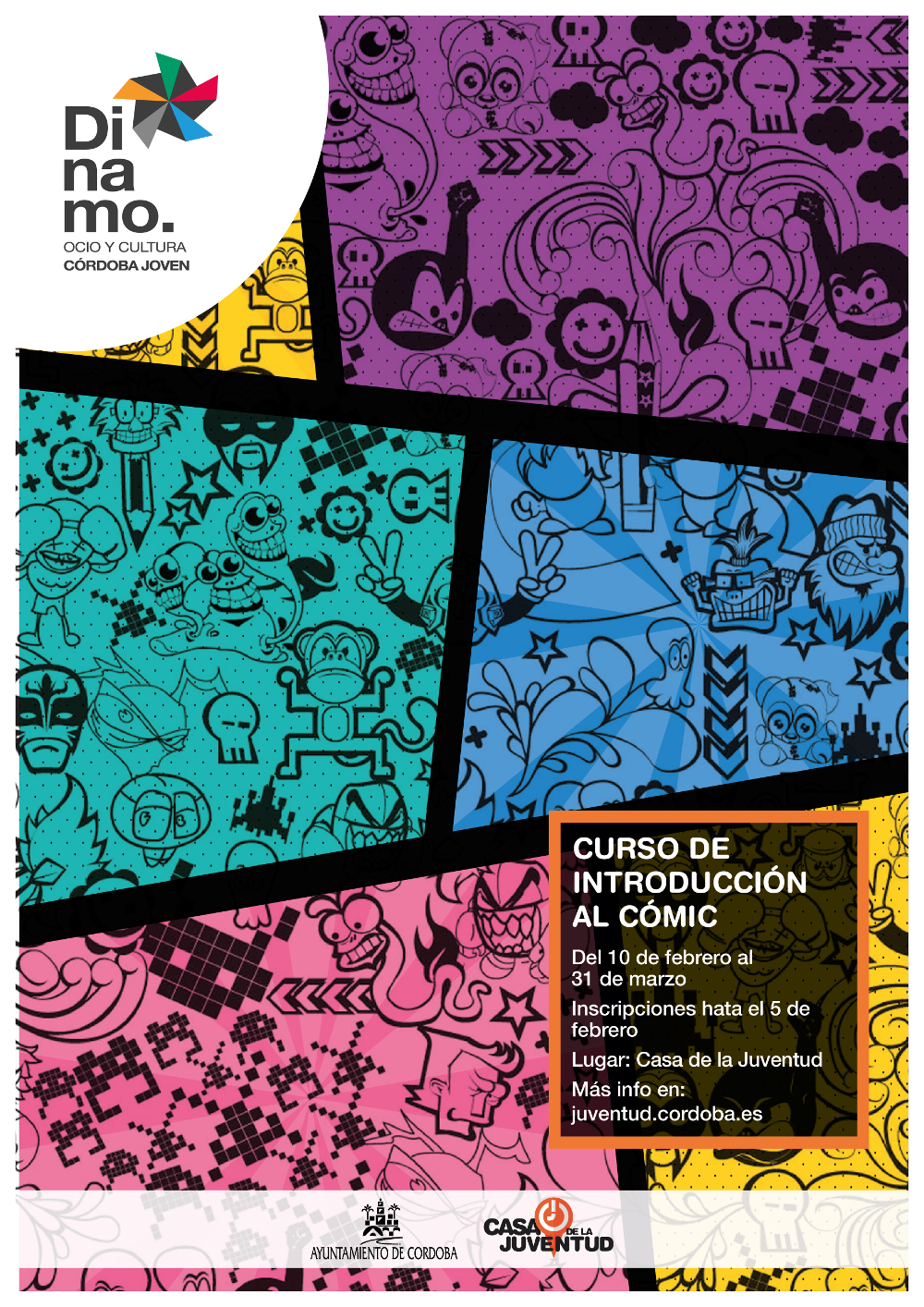 Curso de introducción al cómic - Ficha de promoción en Tebeosfera Curso de introducción al cómic - Ficha de promoción en Tebeosfera